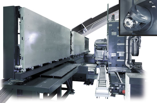Makino T4 5-Axis HMC for High Metal Removal Rate with A/C Articulated ...